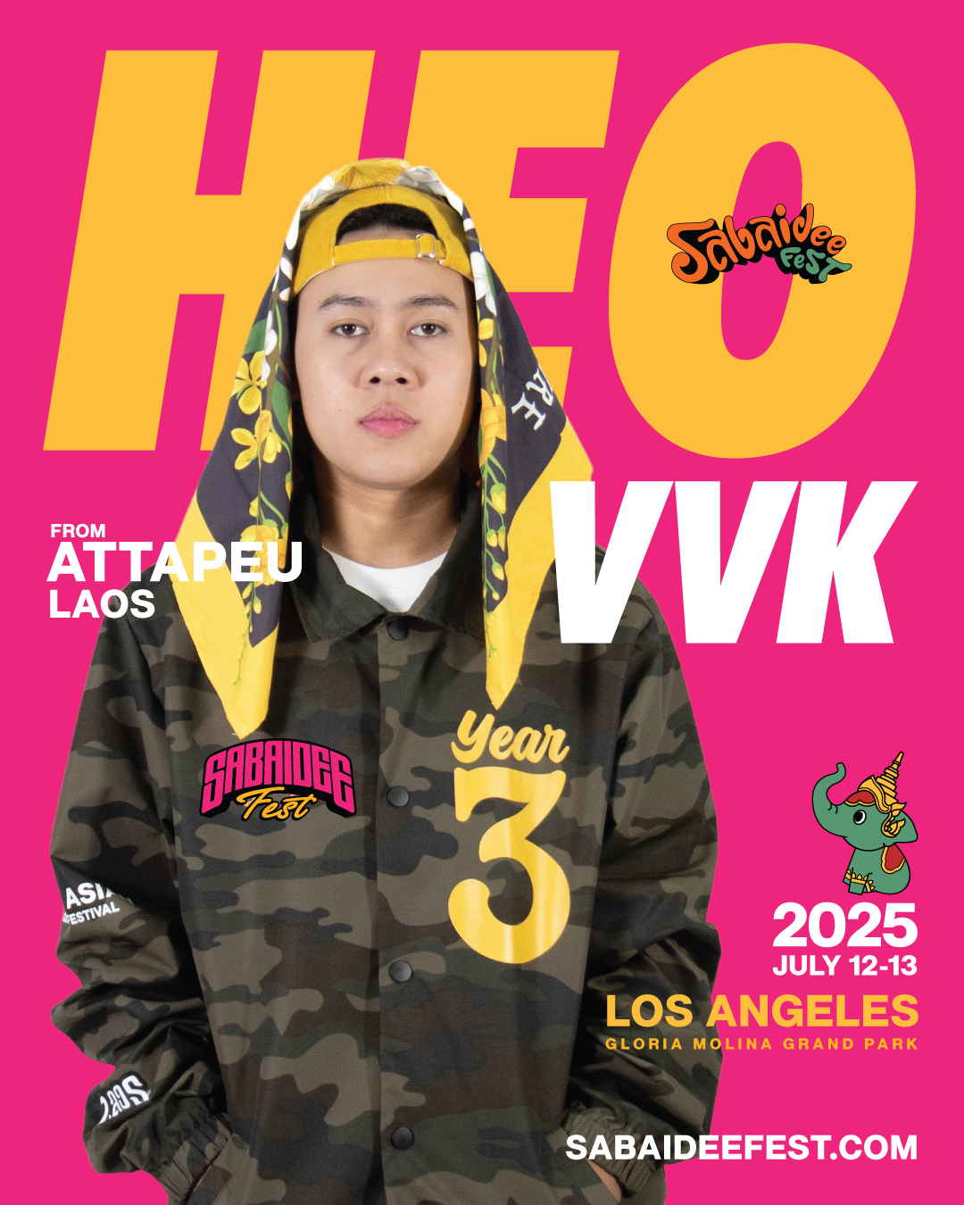 LINEUP – Sabaidee Fest